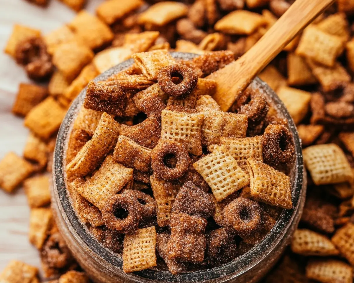 Cinnamon Sugar Chex Mix: Ultimate Sweet Holiday Recipe (7 Steps ...