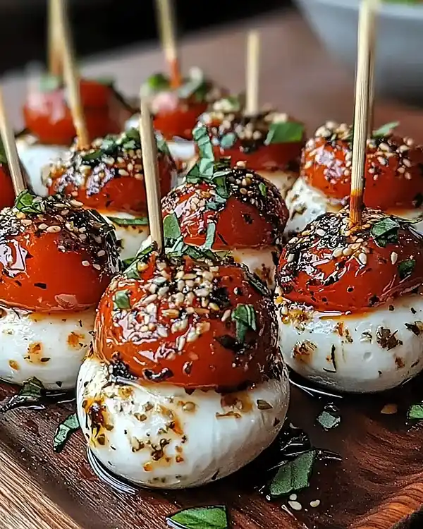 Mini Caprese Bites Recipe: Simple Italian Appetizers Ready In 10 ...