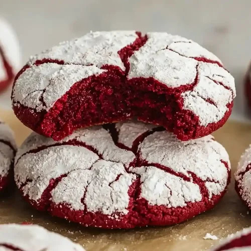 Fudgy Red Velvet Crinkle Cookies: Ultimate Holiday Recipe (Easy ...
