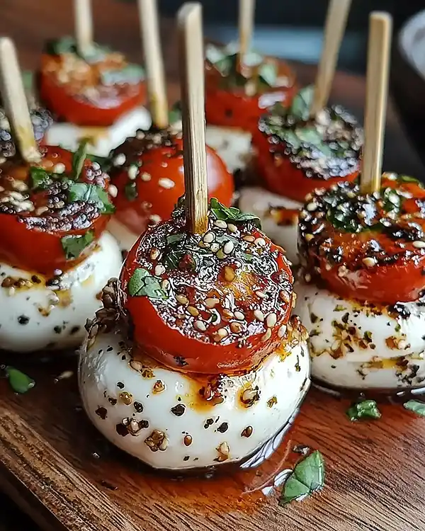 Mini Caprese Bites Recipe: Simple Italian Appetizers Ready In 10 ...
