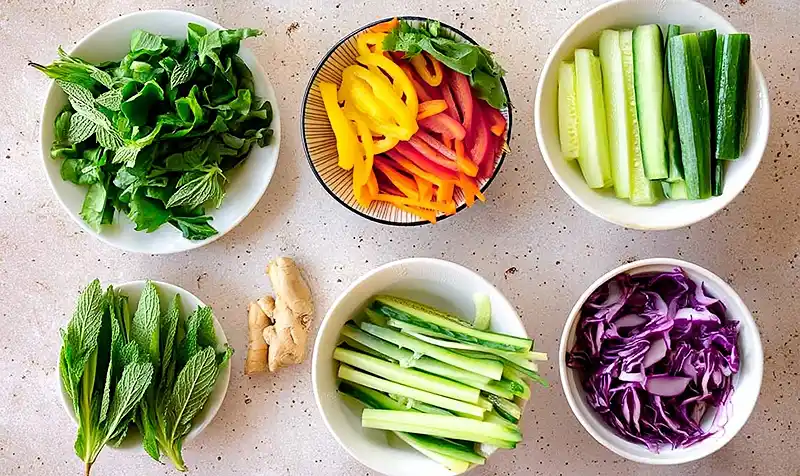 Fresh Vegan Spring Rolls: Simple, Colorful Recipe (Ready In 15 ...