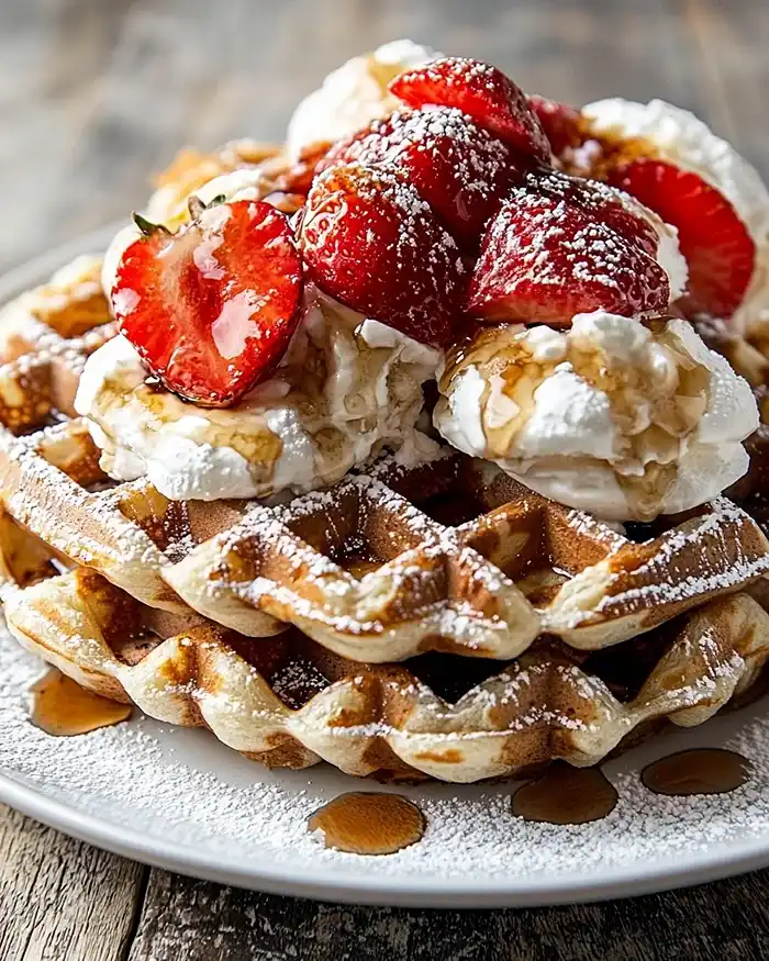 Easy Homemade Belgian Waffle Recipe | Tasty At Home