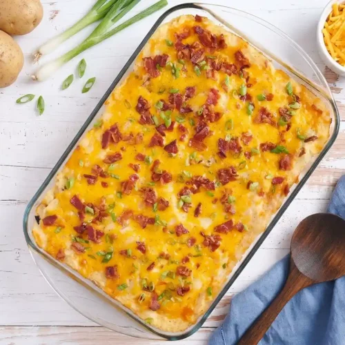 Easy Twice Baked Potato Casserole Recipe | Tasty At Home